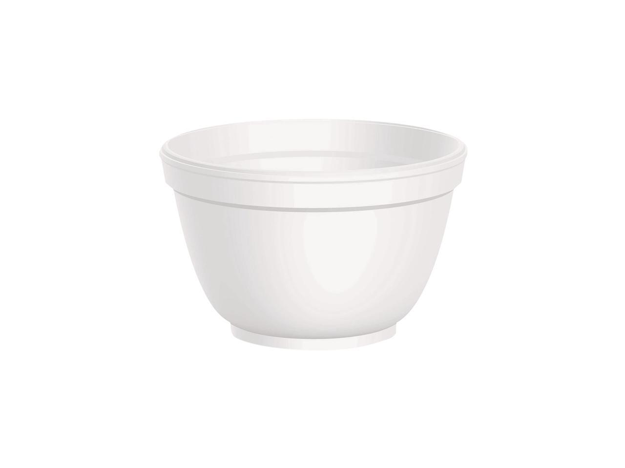 Dart 6B12 Foam Container, 6.00 oz., White, Squat - Newegg.com