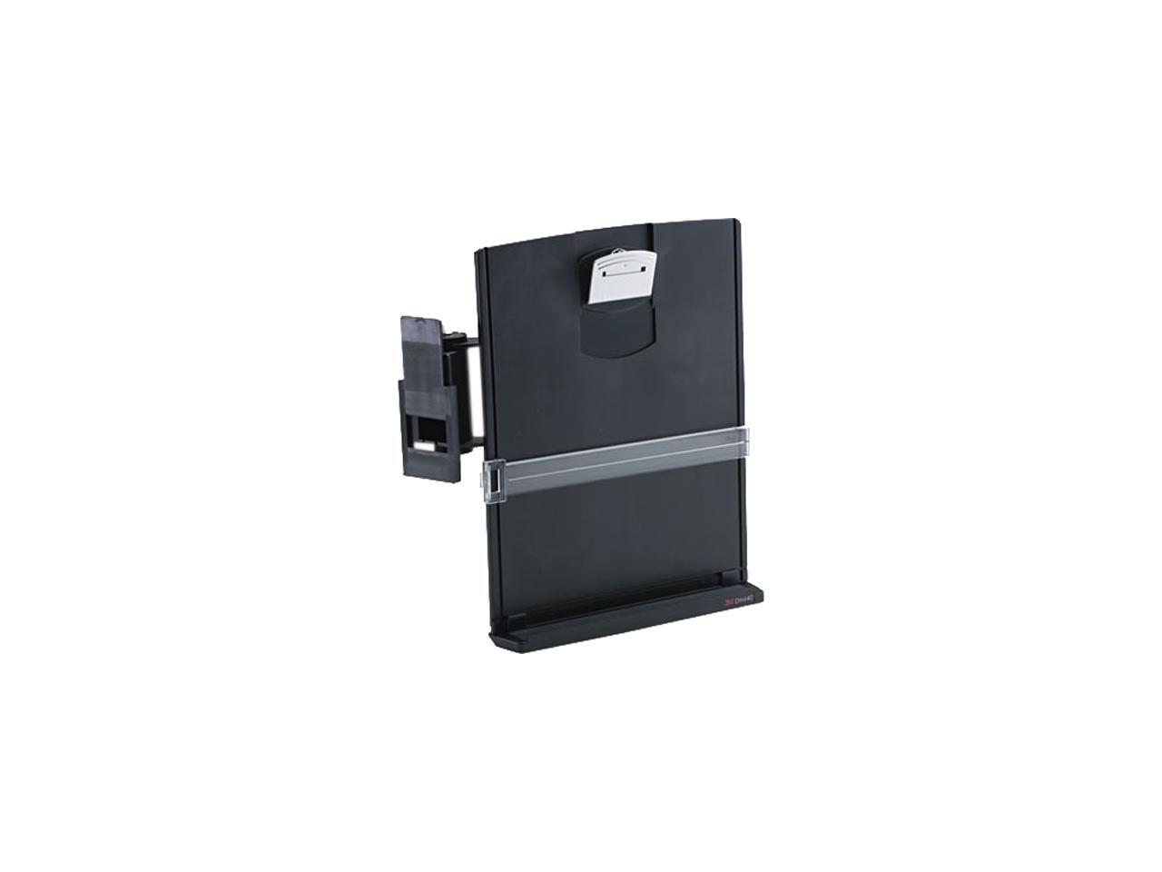 3M DH440MB Adjustable Monitor Mount Clip Copyholder, Plastic, 35 Sheet ...