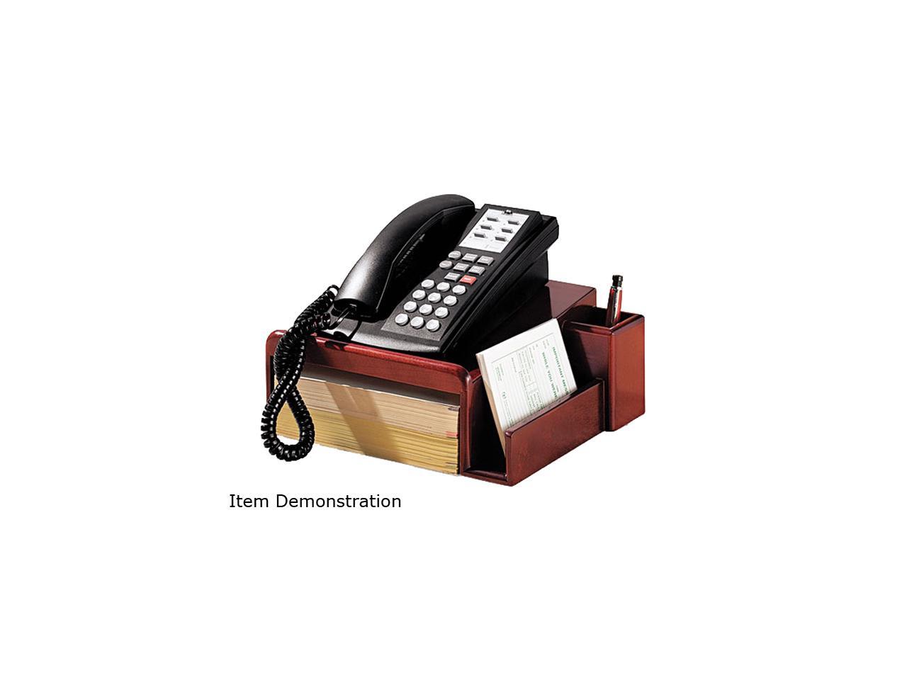 Rolodex 1734646 Wood Tones Phone Center Desk Stand, 12 1/8 x 10 ...
