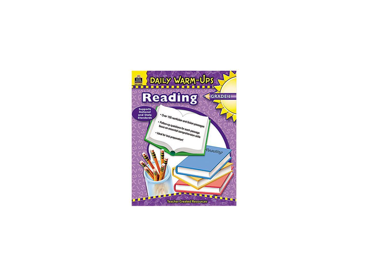 Teacher Created Resources 3492 Daily Warm-Ups: Reading, Grade 6 ...