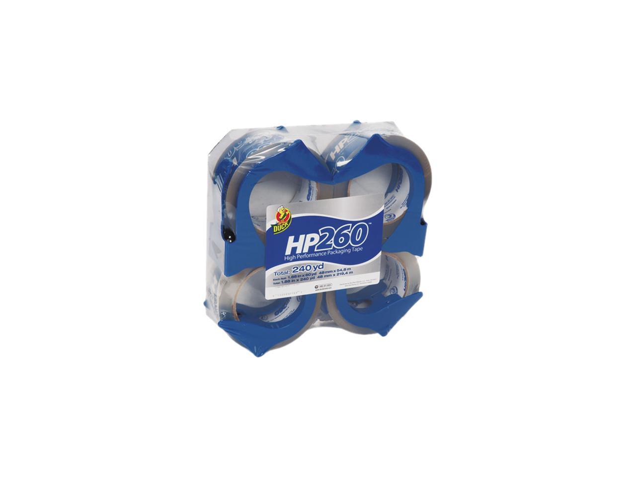 Duck 00-07725 HP260 Packaging Tape w/Dispenser, 1.88" x 60 yard, 3 ...