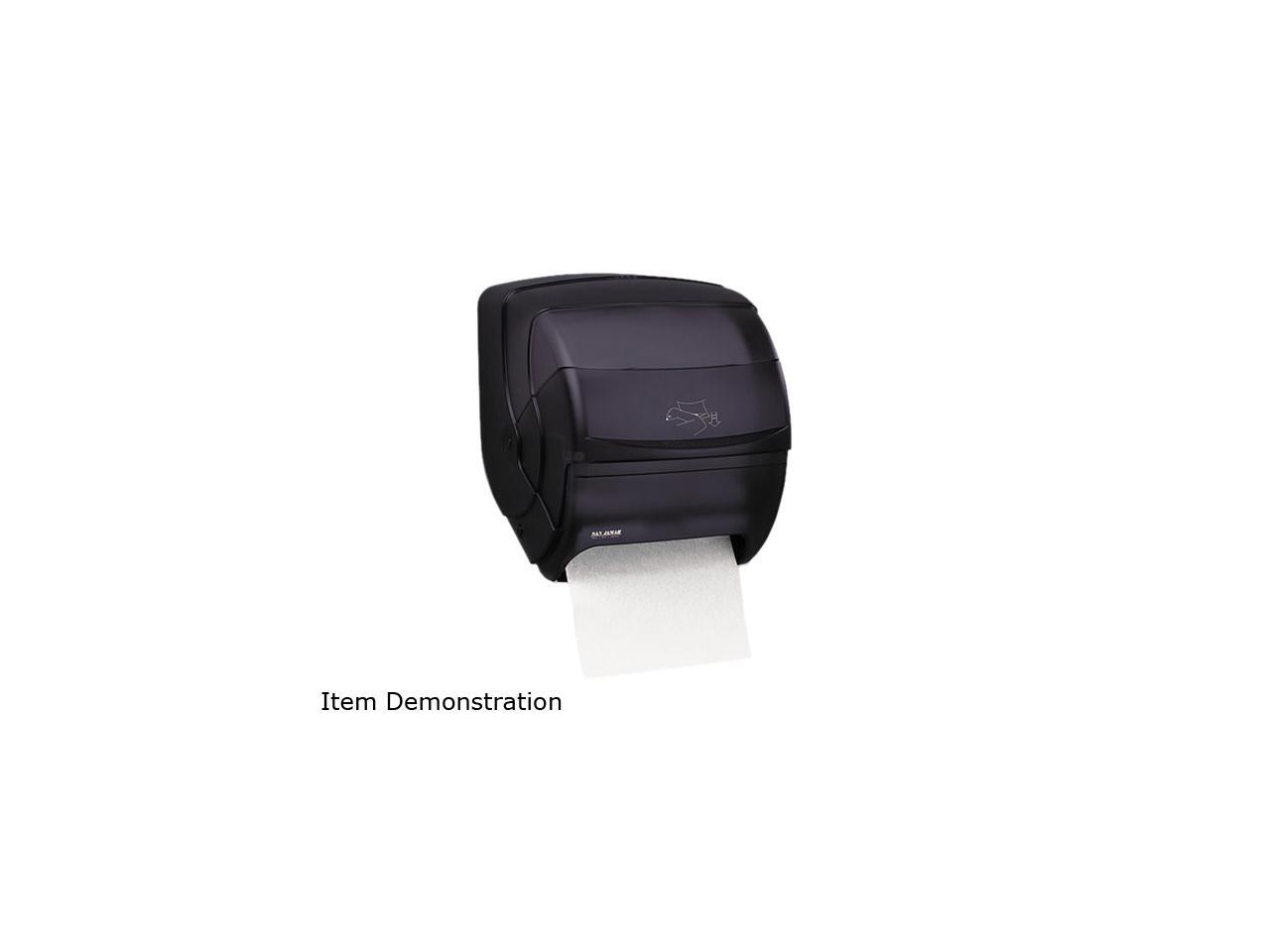 San Jamar T850TBK Integra Lever Roll Towel Dispenser, 11 1/2 x 11.15 x ...