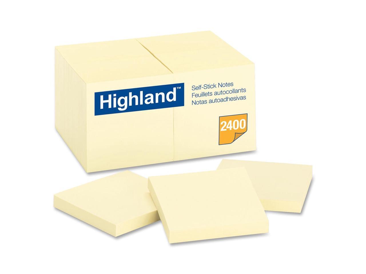 3M 654924PK Highland Self-Sticking Note Pads - Newegg.com