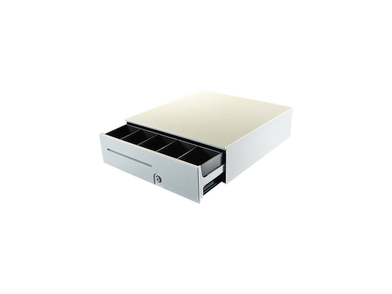 APG Series 100 Heavy Duty Cash Drawer, 16" x 16", Adjustable Dual Media ...