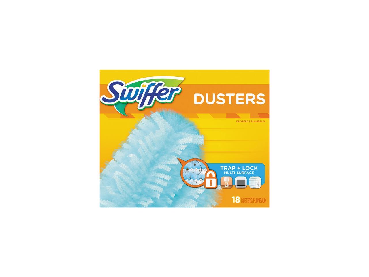 Swiffer 99036BX Dusters Refill, Fiber Bristle, Light Blue, 18/Box ...