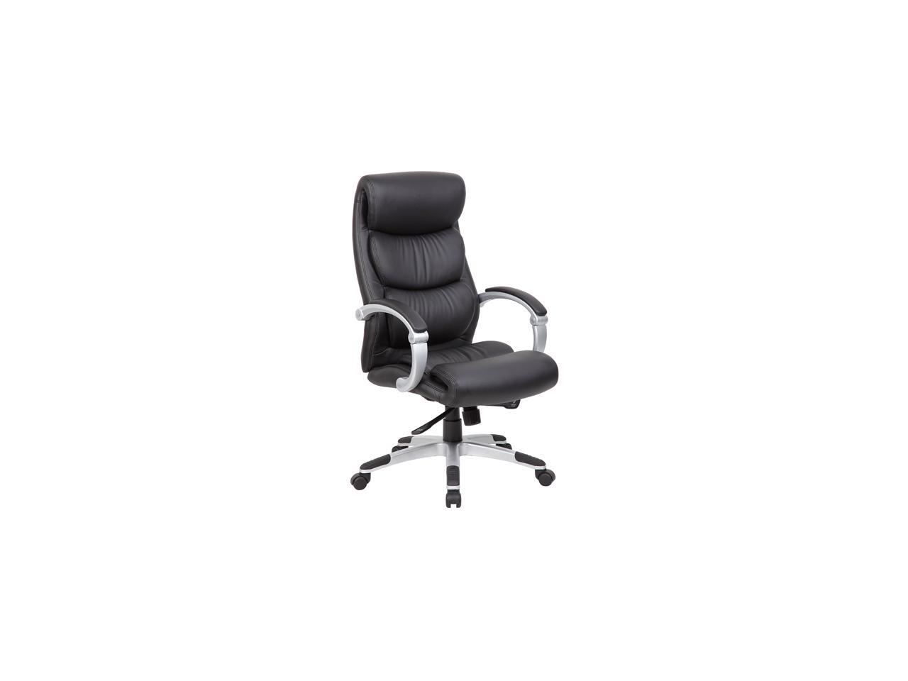 Boss Office Supplies B8881 Hinged Arm Executive Chair With Synchro-Tilt ...