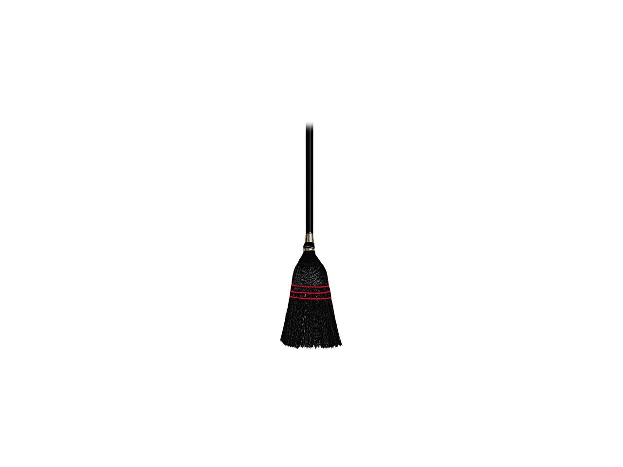 Boardwalk BWK951BP Flag Tipped Poly Bristle Lobby Broom, 37"-38" Length ...