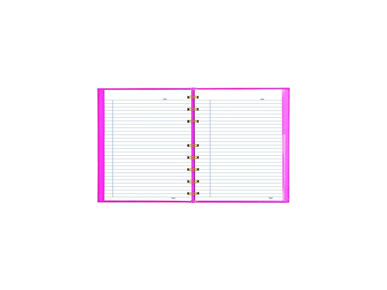 Blueline A7150.PNK4 NotePro Notebook, 1 Subject, Narrow Rule, Bright ...