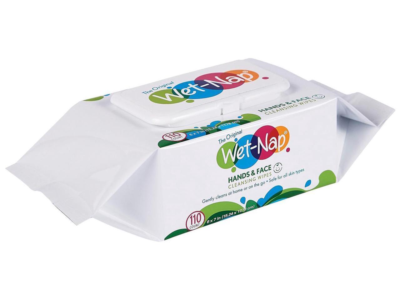 Nice Pak M970SH Hands and Face Cleansing Wipes, 7" x 6", White ...