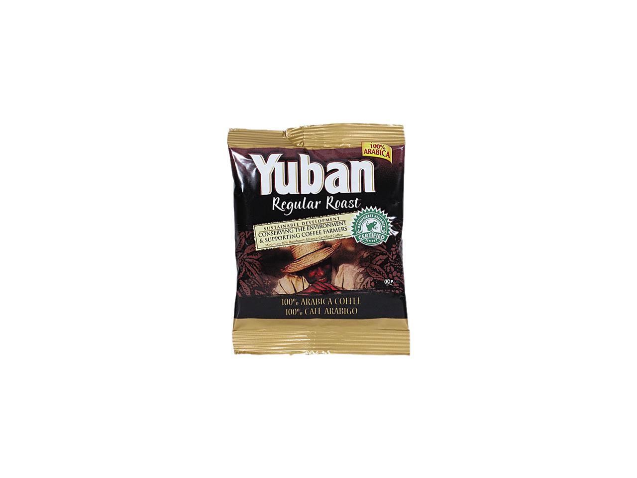 Yuban 866550 Regular Coffee, Colombian, 1 1/2 oz Packs, 42/Carton ...