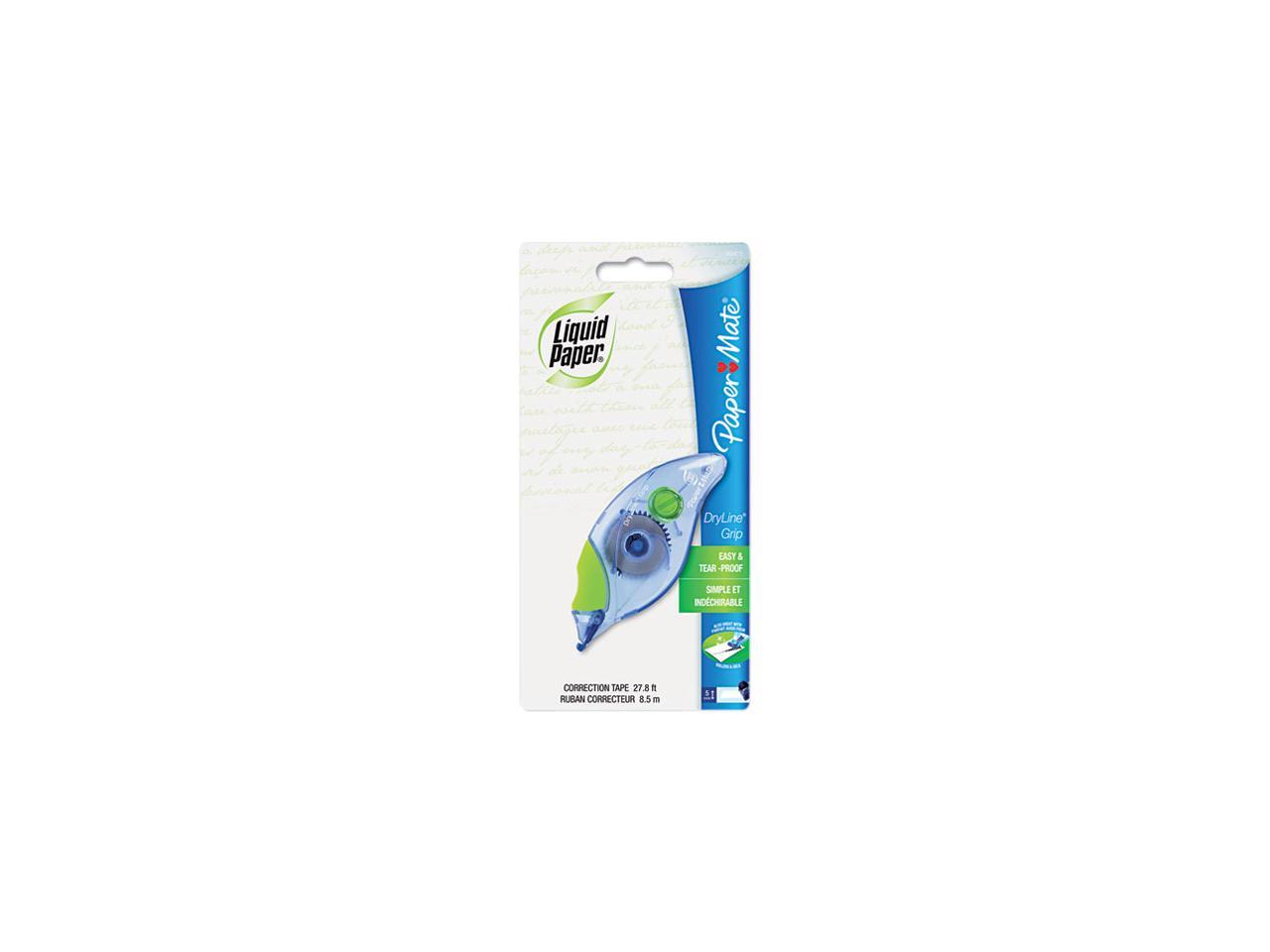 Paper Mate Liquid Paper 660415 DryLine Grip Correction Tape, Non ...