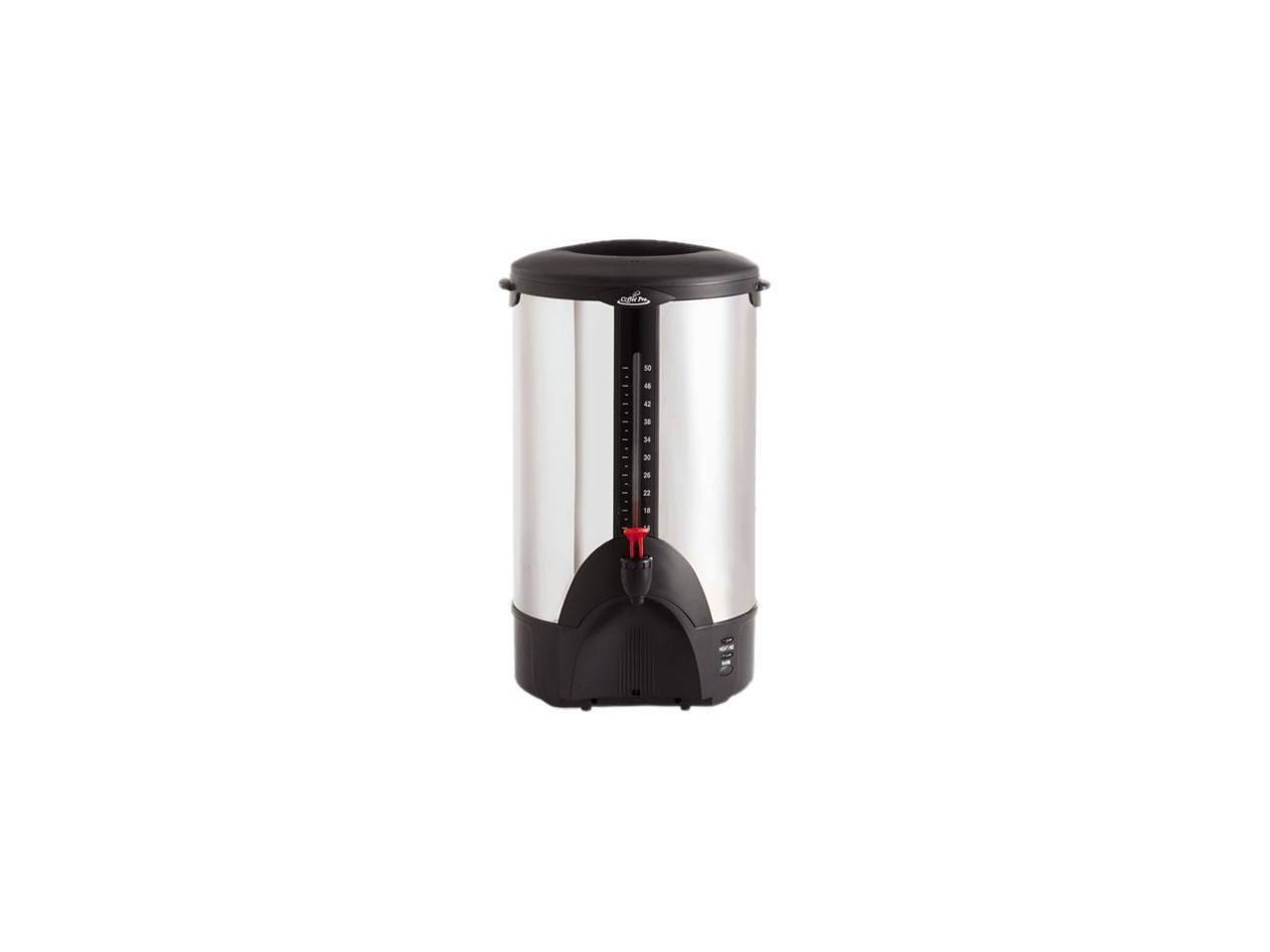 Coffee Pro CP50 50-Cup Percolating Urn, Stainless Steel - Newegg.com