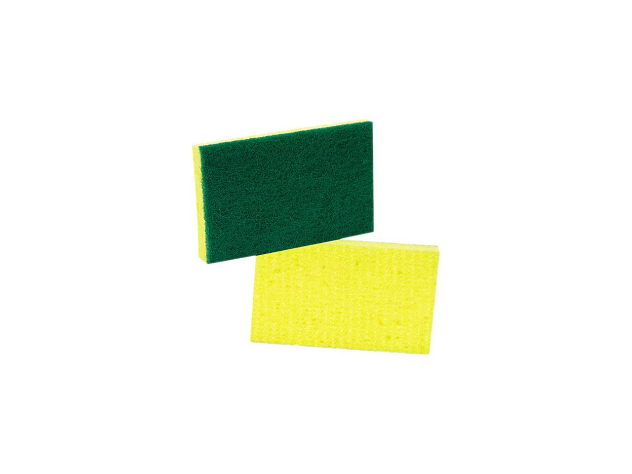 Scotch-Brite 74 Medium-Duty Scrubbing Sponge, 3-1/2 x 6-1/4, Yellow ...