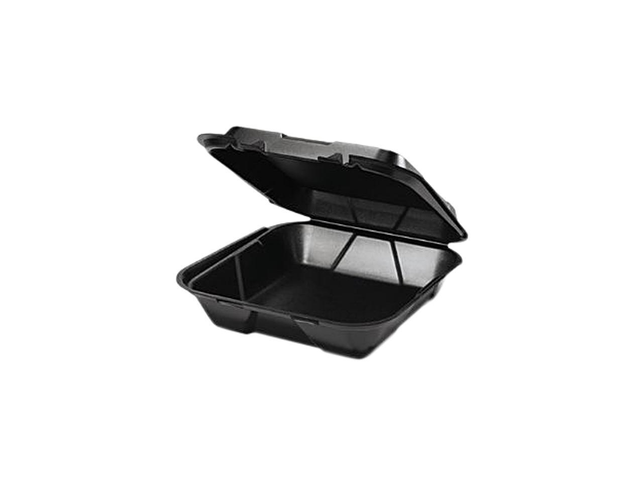 Genpak SN200-3L Snap It Foam Container, 1-Comp, 9 1/4 x 9 1/4 x 3 ...