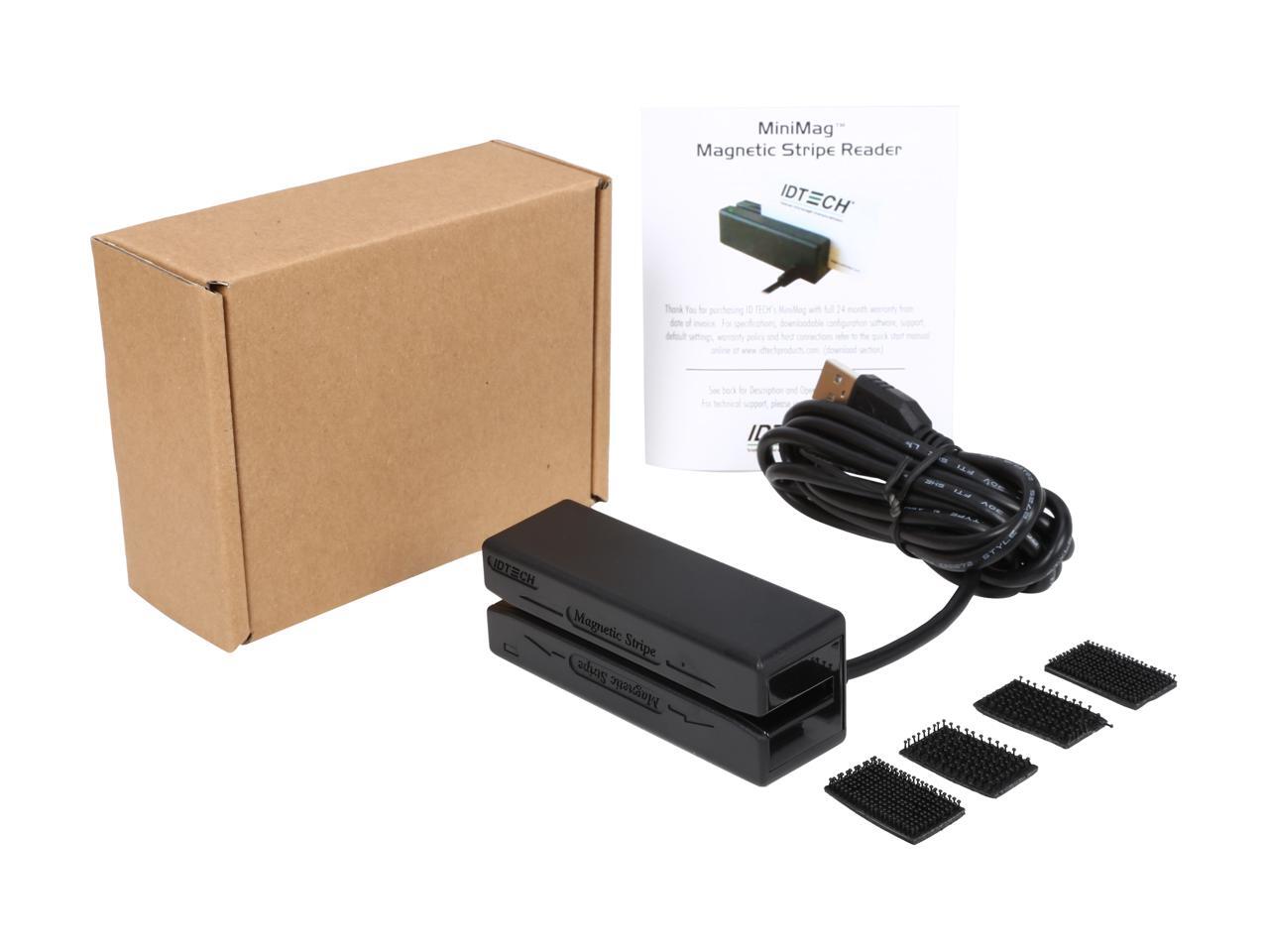 ID TECH IDMB-354133BX MiniMag Duo Dual Headed Magnetic Card Reader ...