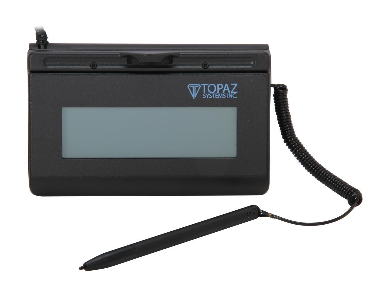 Topaz T-LBK460 Series SigLite LCD 1x5 Signature Capture Pad, USB ...