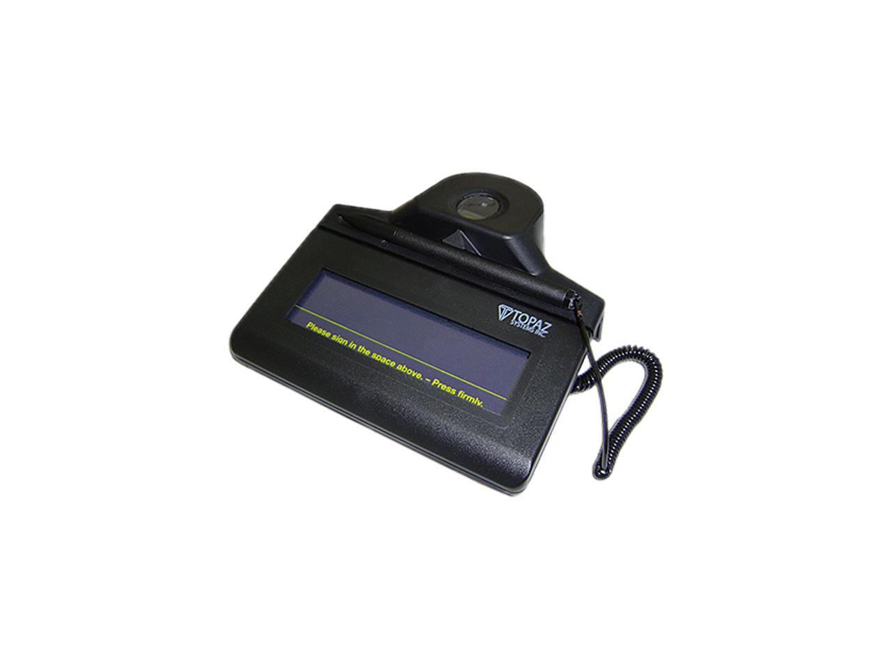 Topaz IDLite 1x5 TF-S463 Series USB TF-S463-HSB-R Signature Capture Pad ...