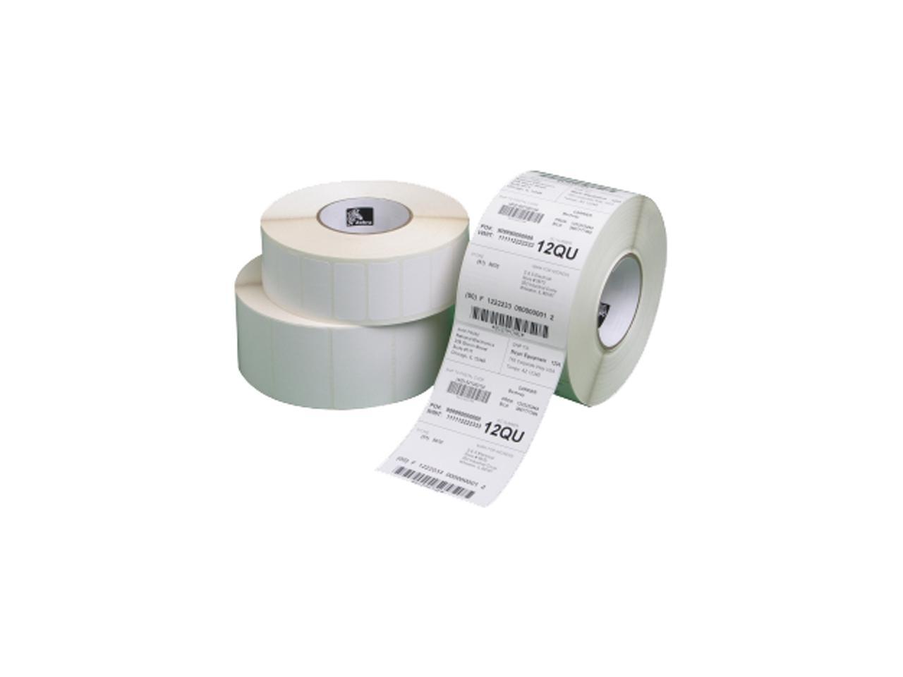 Zebra 10019604 Polypro 4000T Removable Polypropylene Label, 3" x 1.25 ...
