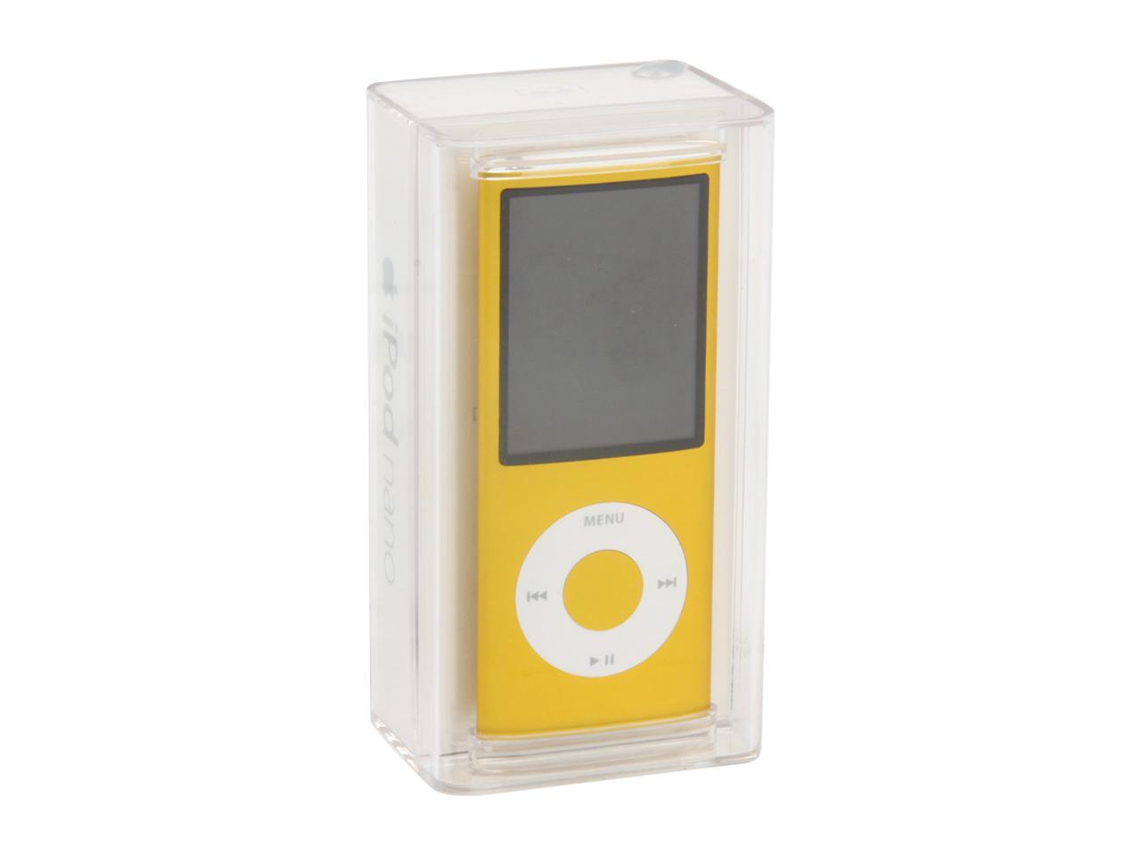 Apple iPod nano (4th Gen) 2.0" Yellow 8GB MP3 / MP4 Player MB748LL/A ...