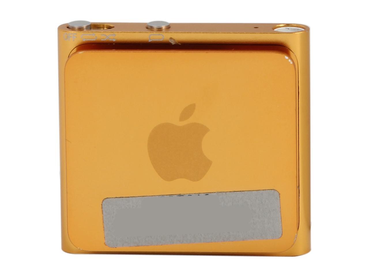 Open Box: Apple iPod shuffle (4th Generation) Orange 2GB MP3 Player ...
