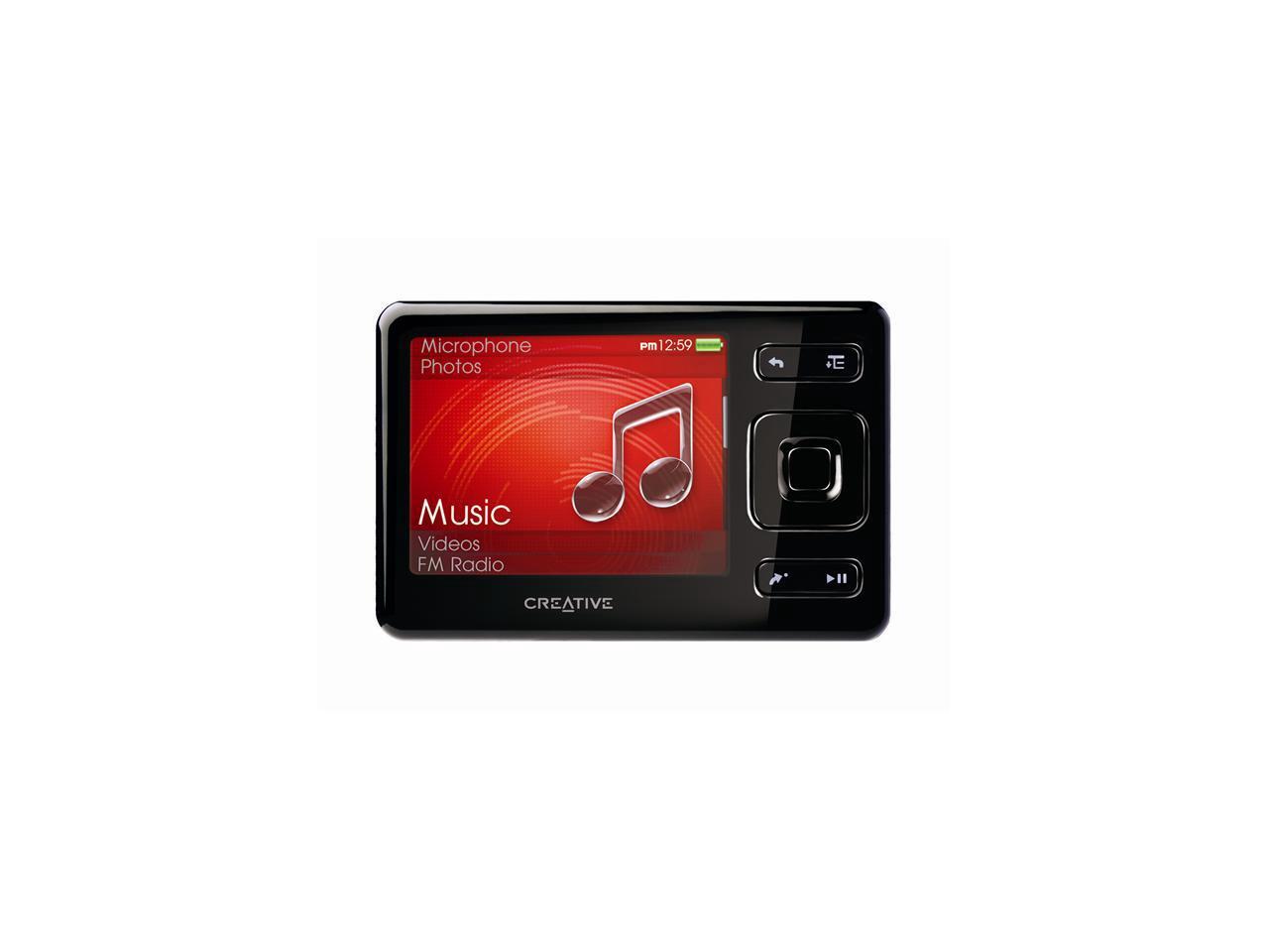 Creative ZEN 2.5" Black 2GB MP3 / MP4 Player - Newegg.com
