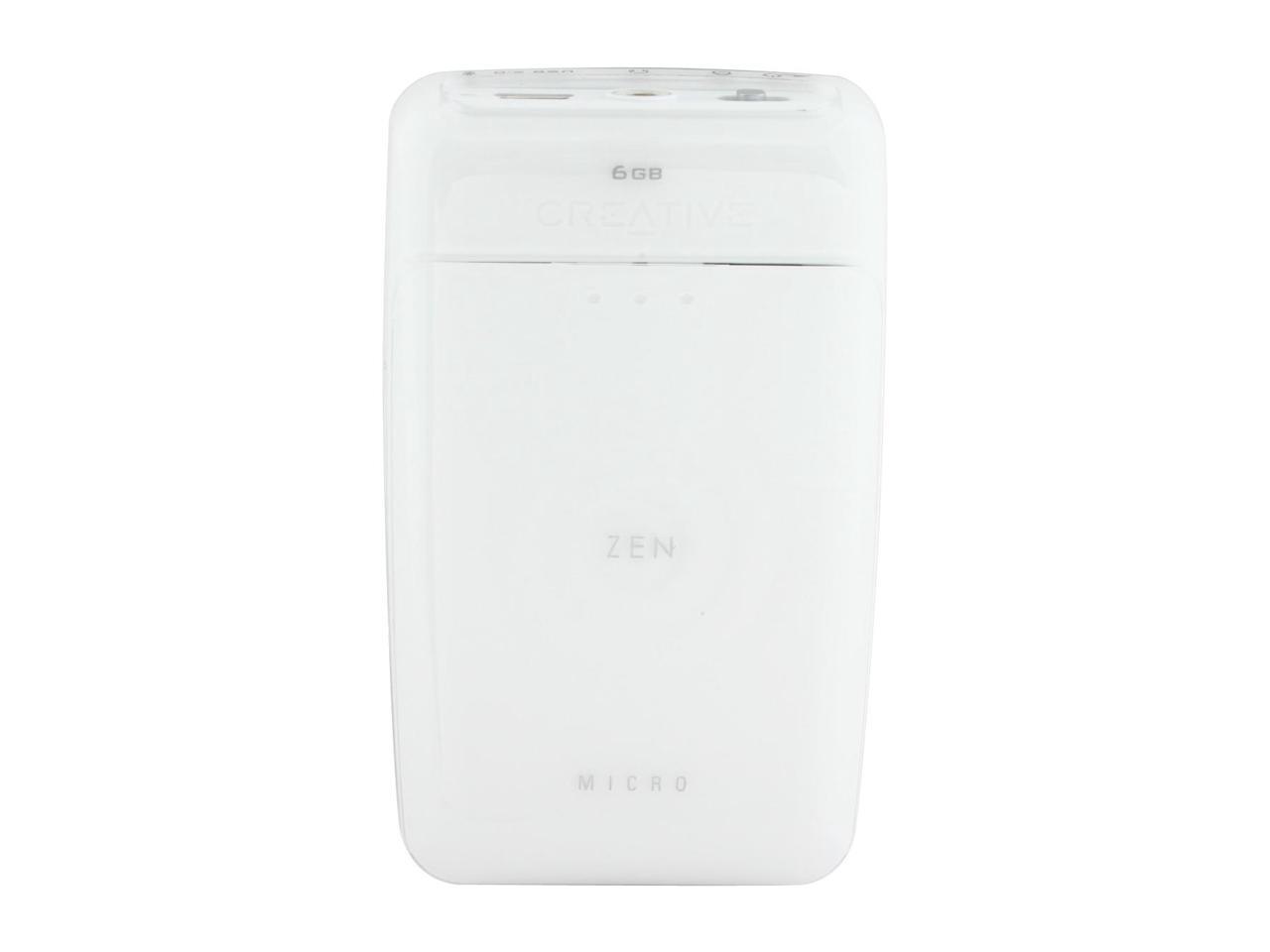 Creative ZEN Micro Black 6GB MP3 Player - Newegg.com