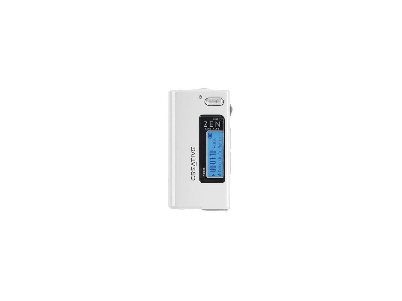 Creative ZEN Nano Plus White 1GB MP3 Player - Newegg.com