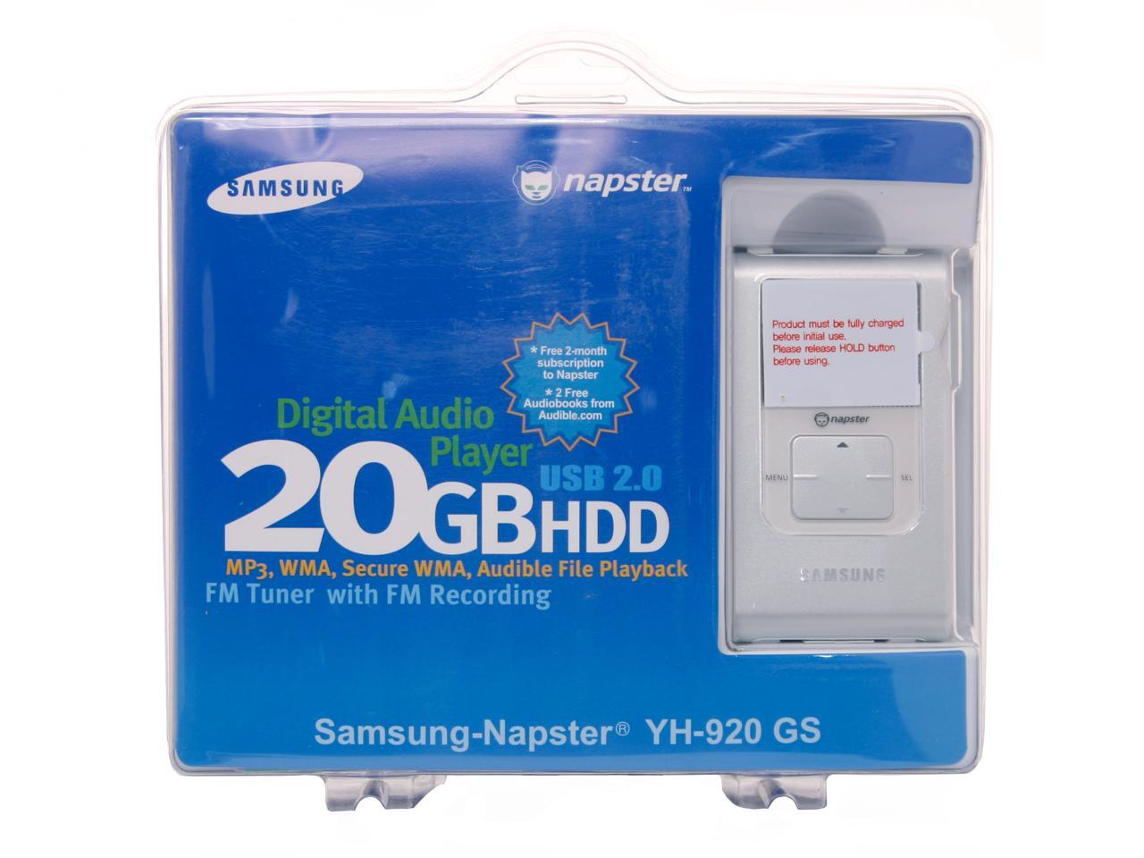 SAMSUNG 20GB MP3 Player YH-920 20GB - Newegg.com