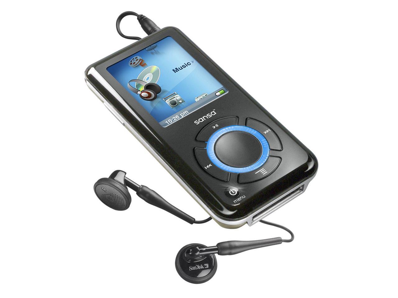 SanDisk Sansa e200 1.8" Black 6GB MP3 Player Sansa e270 - Newegg.com