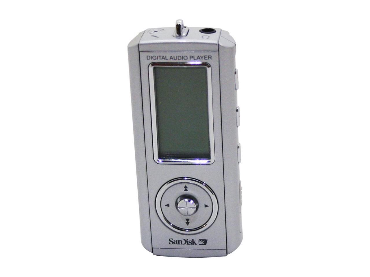 Refurbished: SanDisk Silver 1GB MP3 Player SDMX1-1024R - Newegg.com