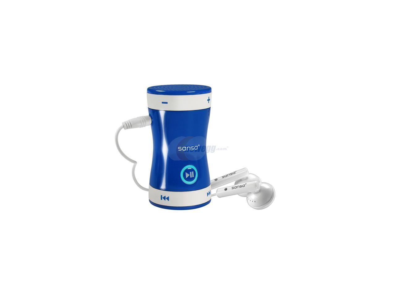 SanDisk Sansa Shaker Blue 1GB MP3 Player - Newegg.com
