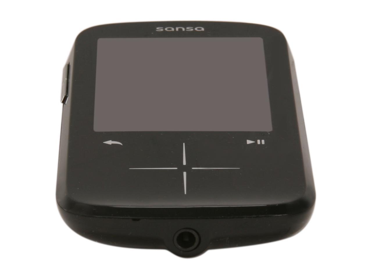 SanDisk Sansa Fuze+ 2.4" Black 16GB MP3 / MP4 Player SDMX20R-016GK-A57 ...