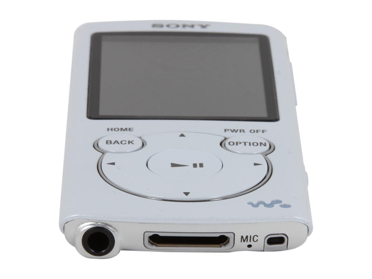 SONY Walkman 2.0" White 8GB Video MP3 Player NWZ-S764WHI - Newegg.com