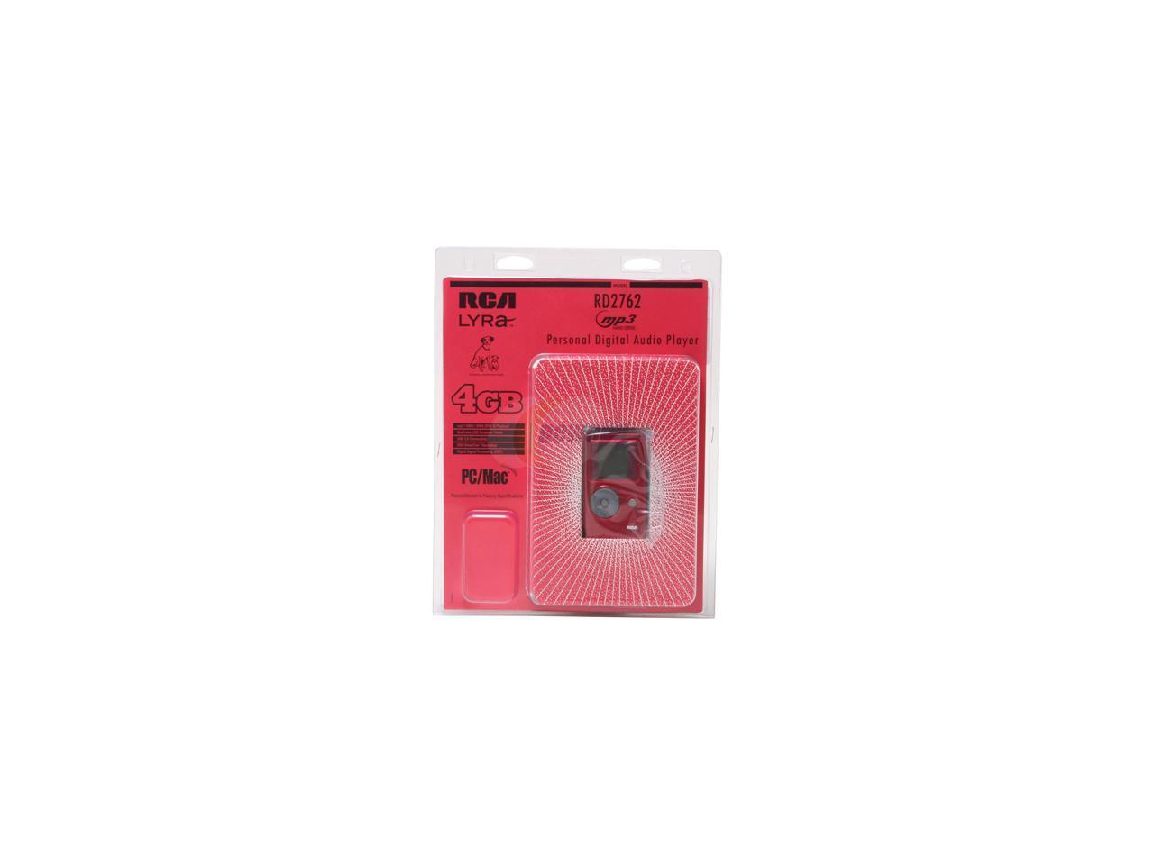 Refurbished: RCA Lyra 1.5" Red 4GB MP3 Player RD2762 - Newegg.com