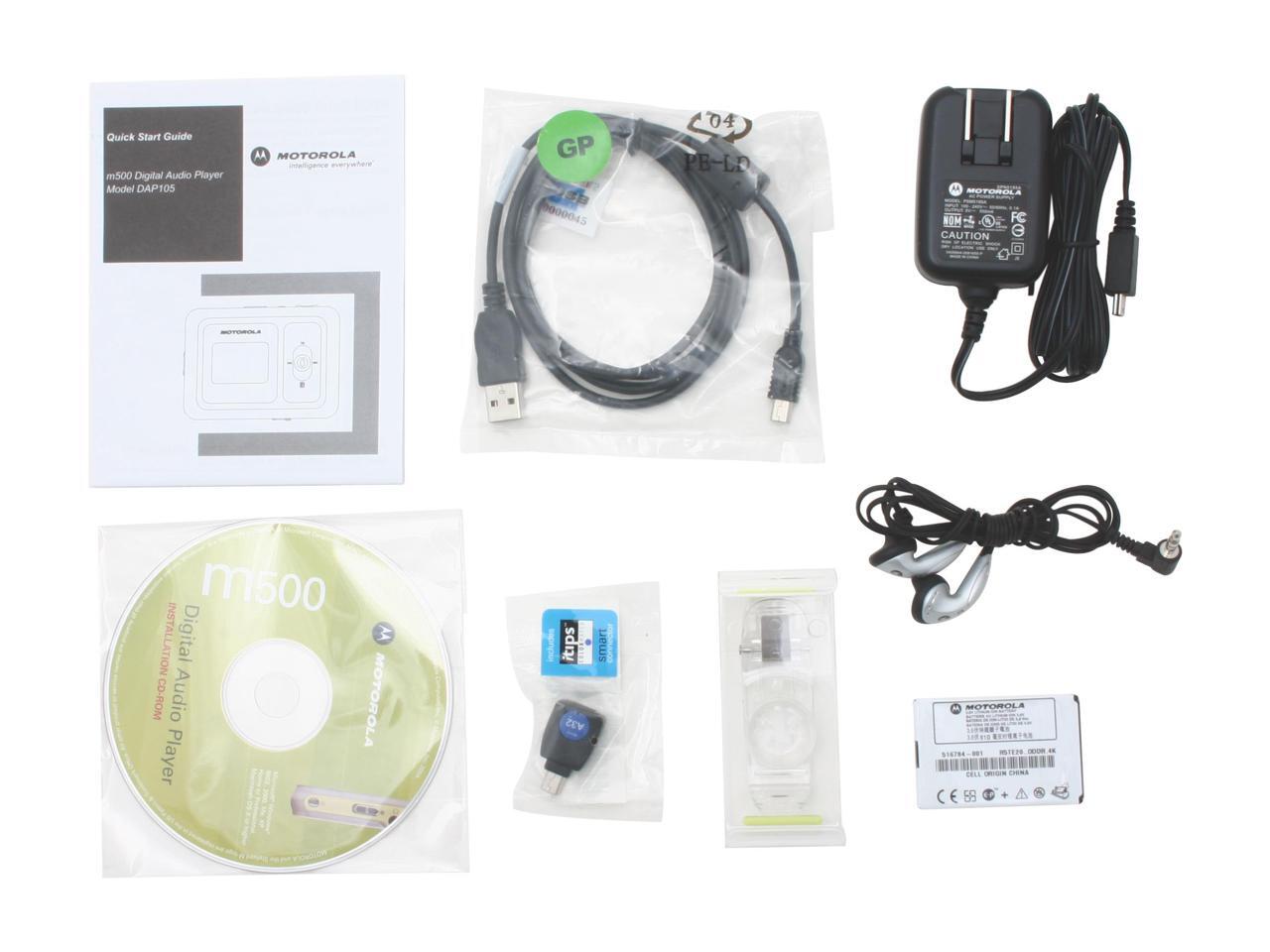 Motorola 2-Tone 5GB MP3 Player m500 - Newegg.com