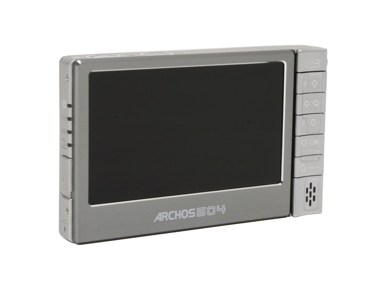 ARCHOS 4.3" Silver 160GB MP3 / MP4 Player 504 - Newegg.com