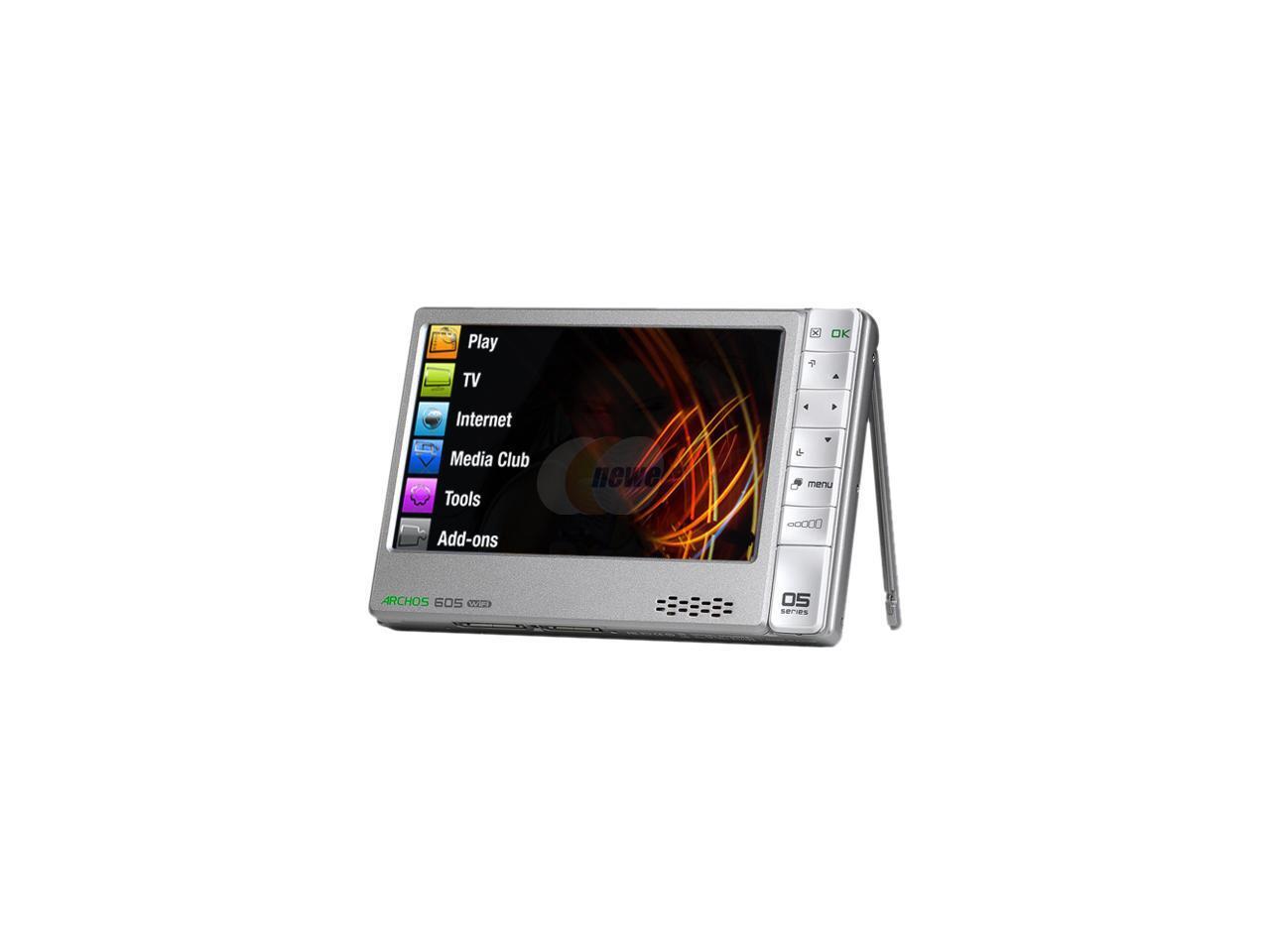 ARCHOS 4.3" Gray 80GB MP3 / MP4 Player 605WiFi - Newegg.com