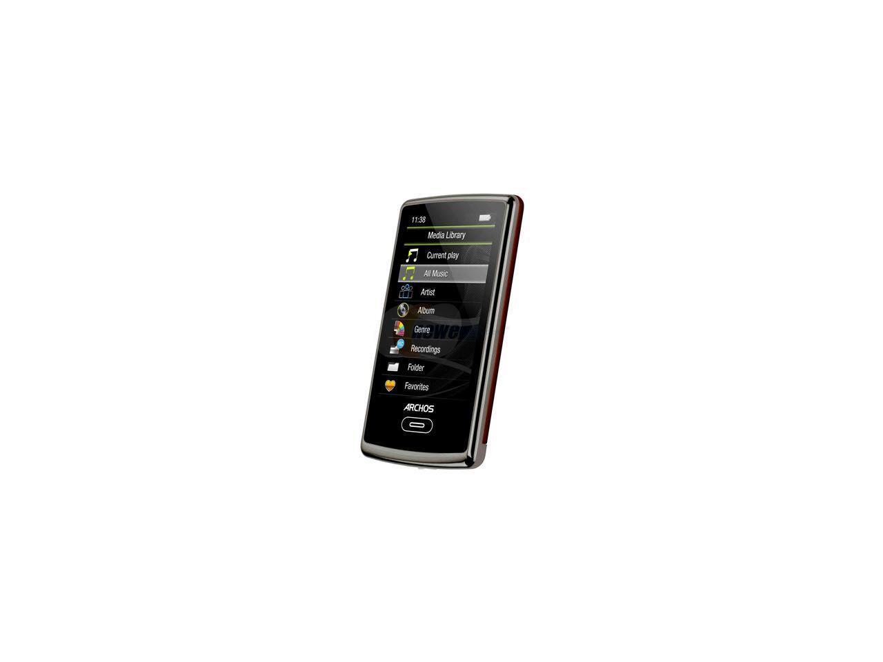 Archos 3 Vision - 8GB MP3/MP4 Player (501339) - RED - Newegg.com