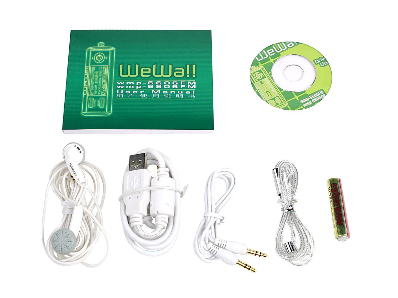 Open Box: Wewa!! Gray 256MB MP3 Player WMP-6606 - Newegg.com