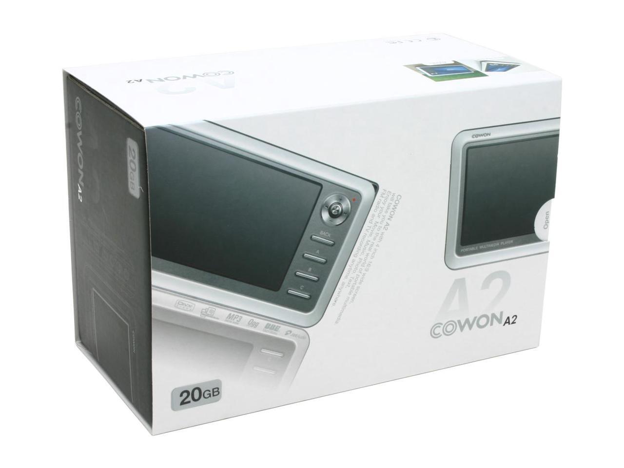 COWON A2 4" White 20GB MP3 / MP4 Player A2-20WH - Newegg.com