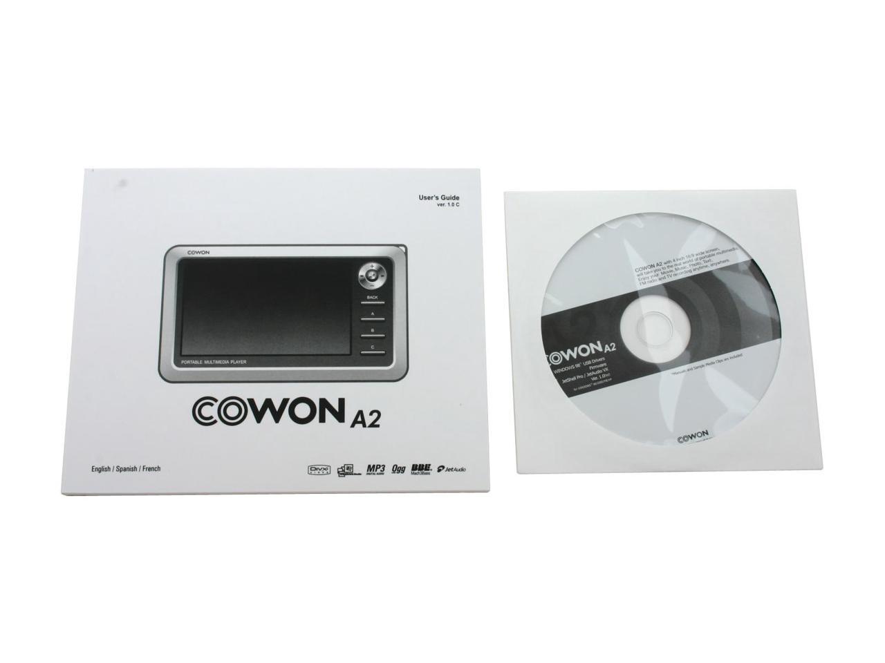 COWON A2 4" White 30GB MP3 / MP4 Player A2-30WH - Newegg.com