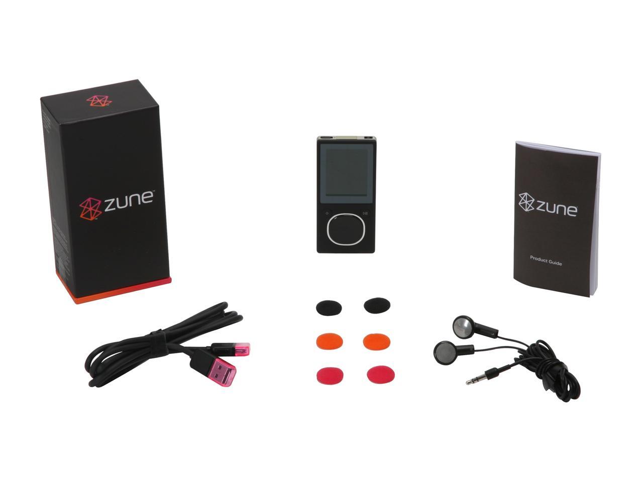 Microsoft Zune 1.8" Black 4GB MP3 / MP4 Player - Newegg.com