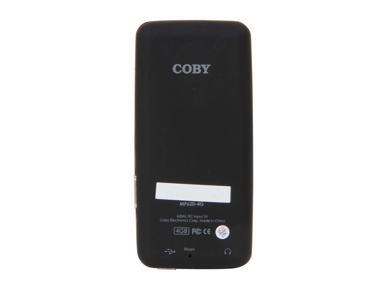 Coby 1.8" Black 4GB Video MP3 Player MP620-4GBLK - Newegg.com