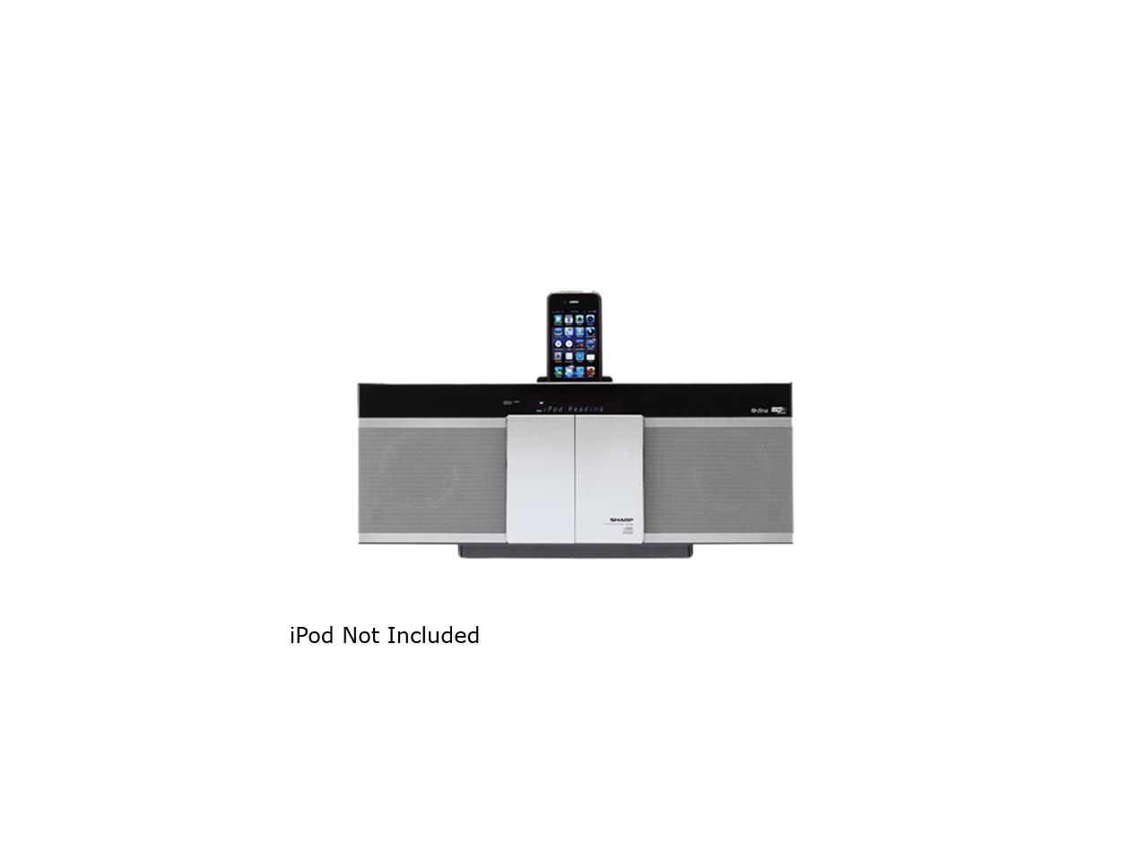 Sharp Slim Micro System with Docking Slot and Airplay - DK-KP95P ...