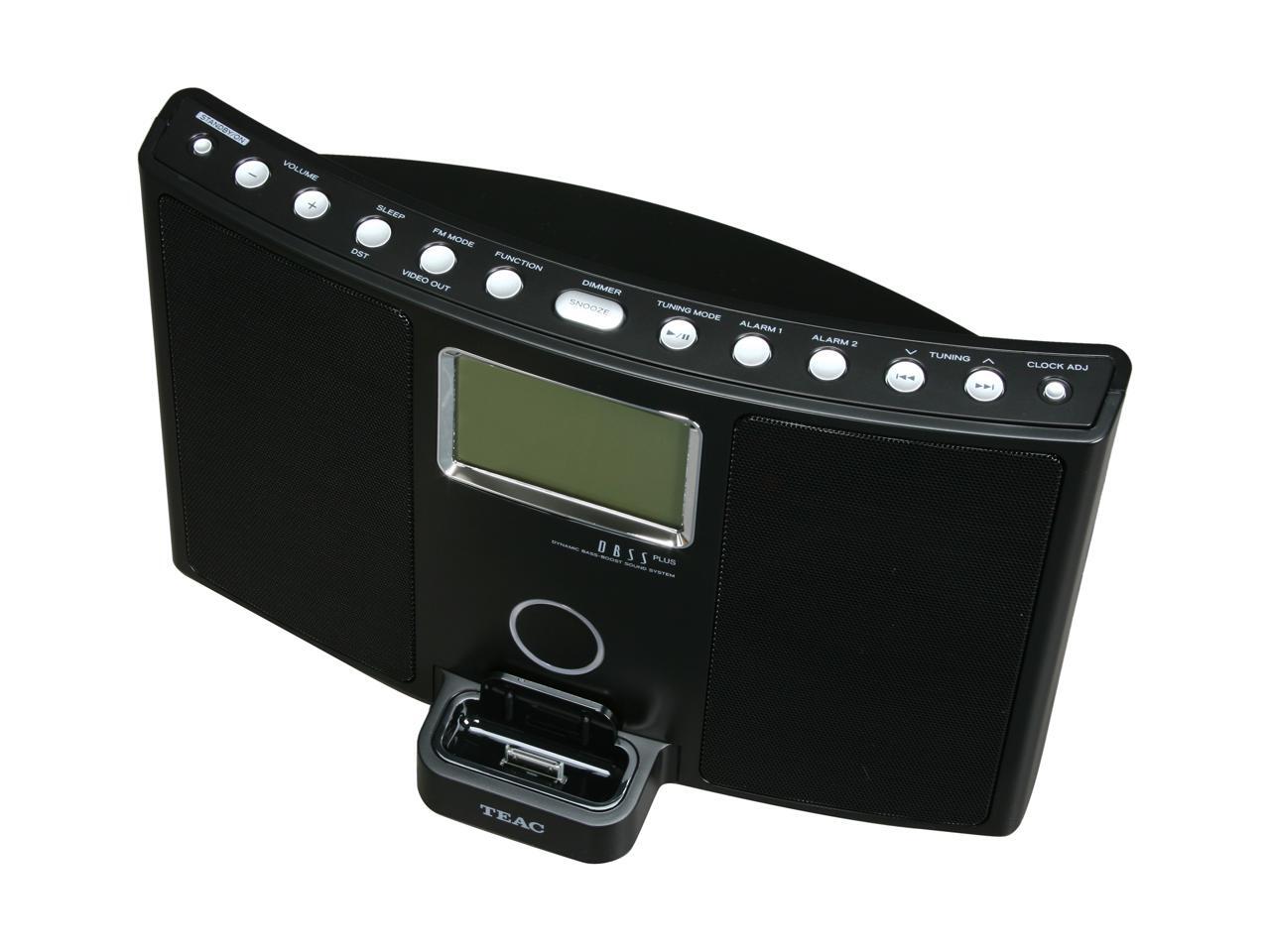 TEAC Hi-Fi Table Radio with iPod Dock SR-LX5i-B - Newegg.com