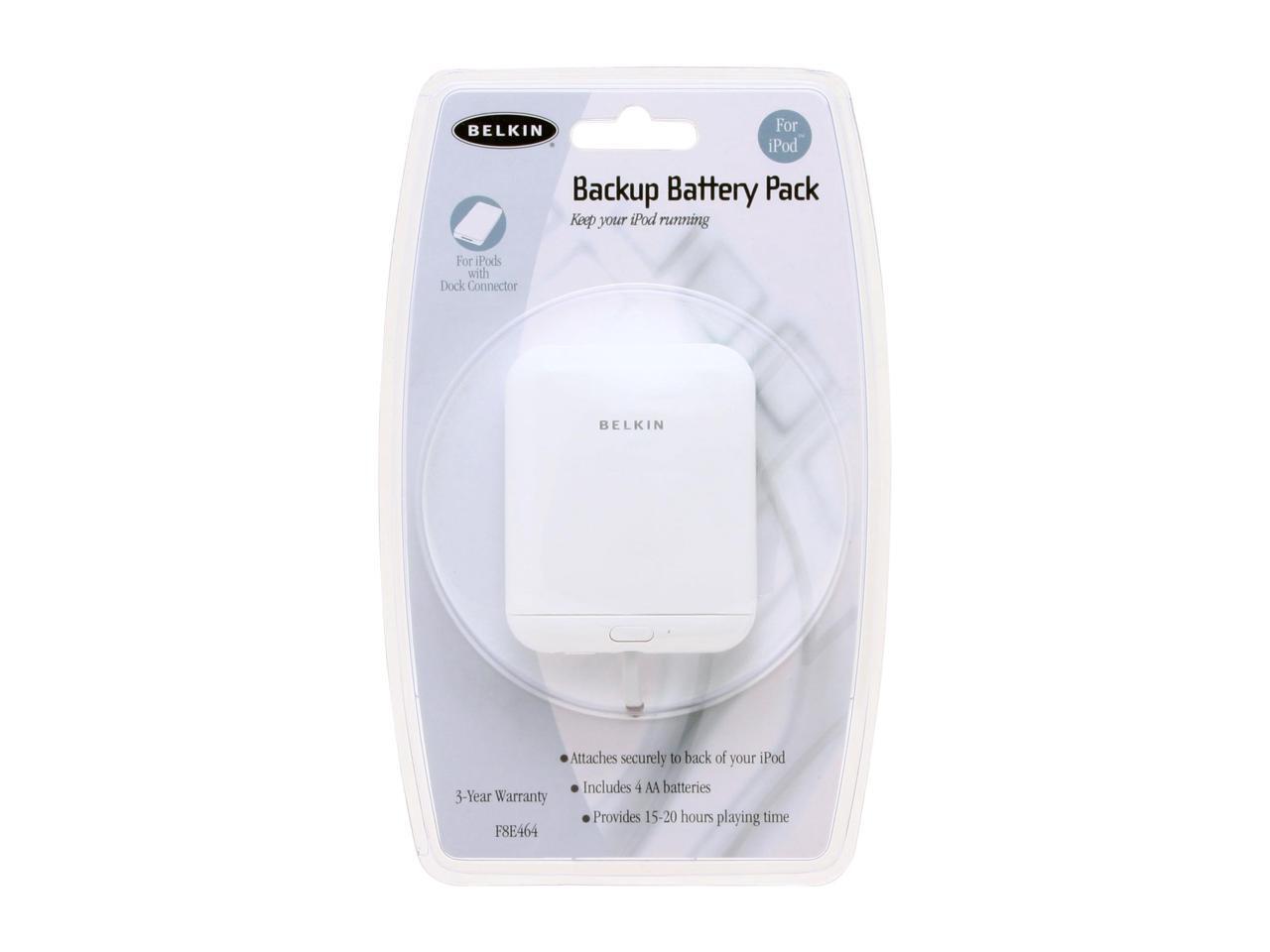 BELKIN iPod Backup Battery Pack Model F8E464 - Newegg.com