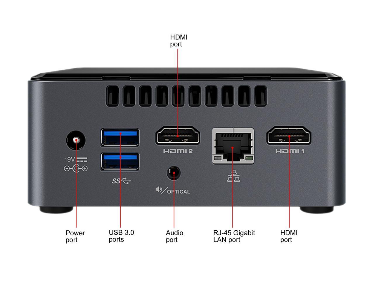 Intel NUC (Next Unit of Computing) BOXNUC7CJYH1 Mini / Booksize ...