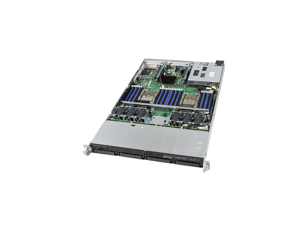 Intel Server System R1304WF0YSR Barebone System - 1U Rack-mountable ...