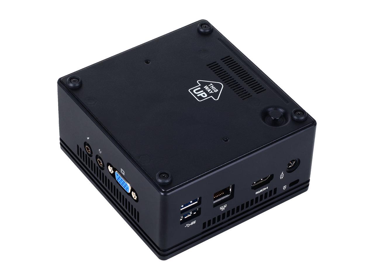 Refurbished: GIGABYTE BRIX GB-BACE-3150-B1-BWUP Black Ultra Compact PC ...