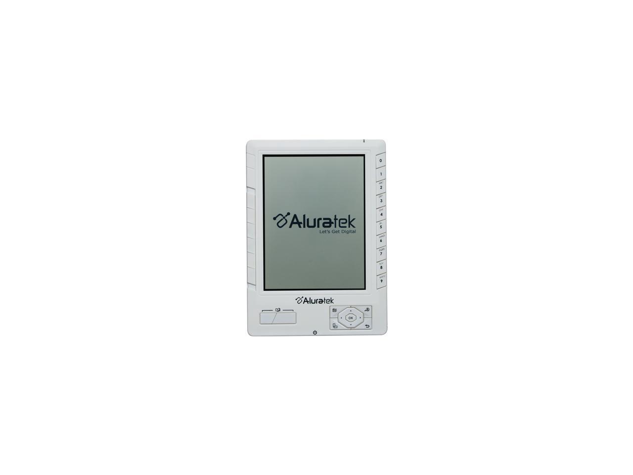 Aluratek "Libre" E-Book Reader Pro with 5" Display, White - Newegg.com